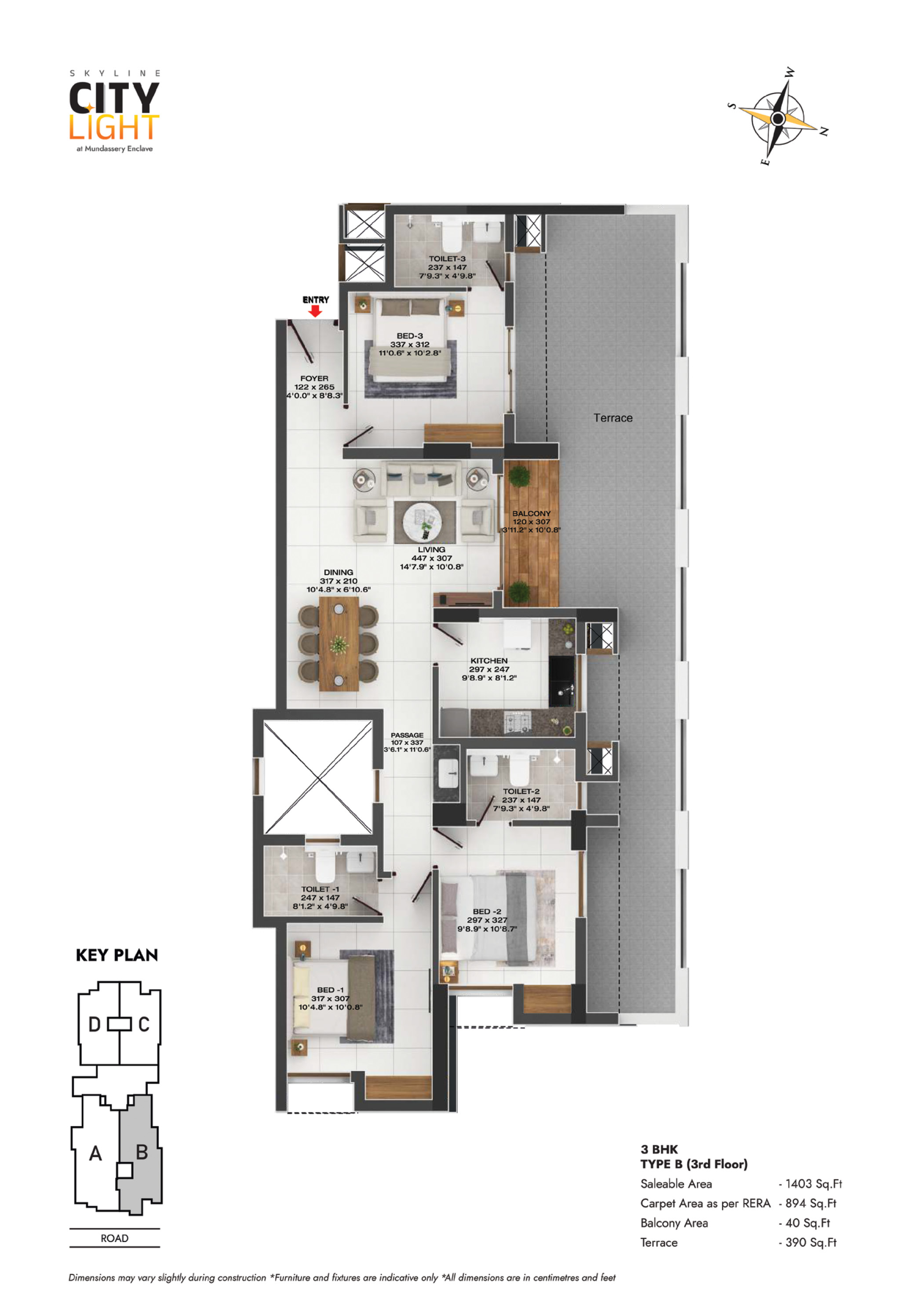 Skyline City Light - Luxury Apartments in Thrissur | Skyline Builders