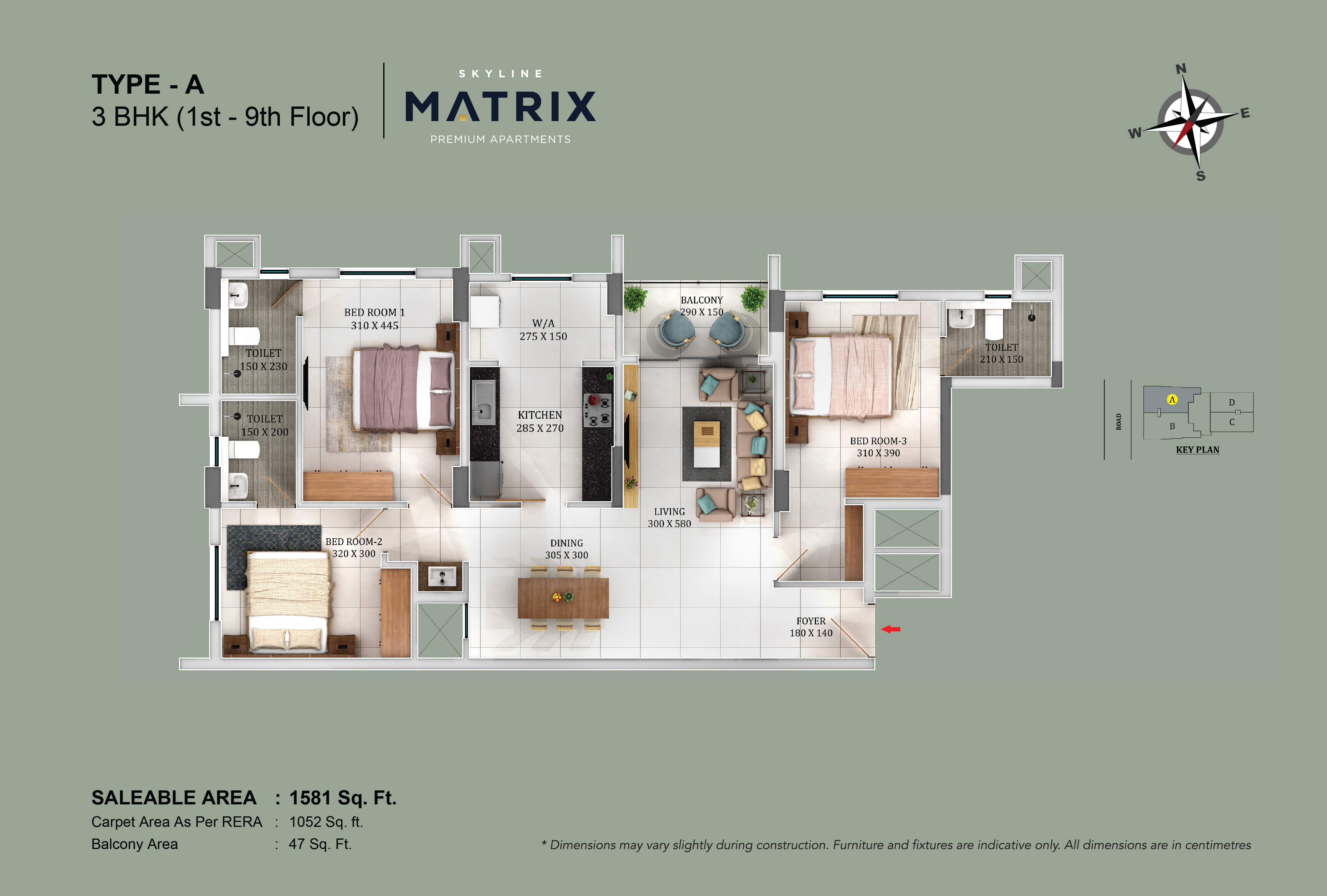 Skyline Matrix | 3BHK Luxury Apartments in Kakkanad, Kochi | Skyline ...