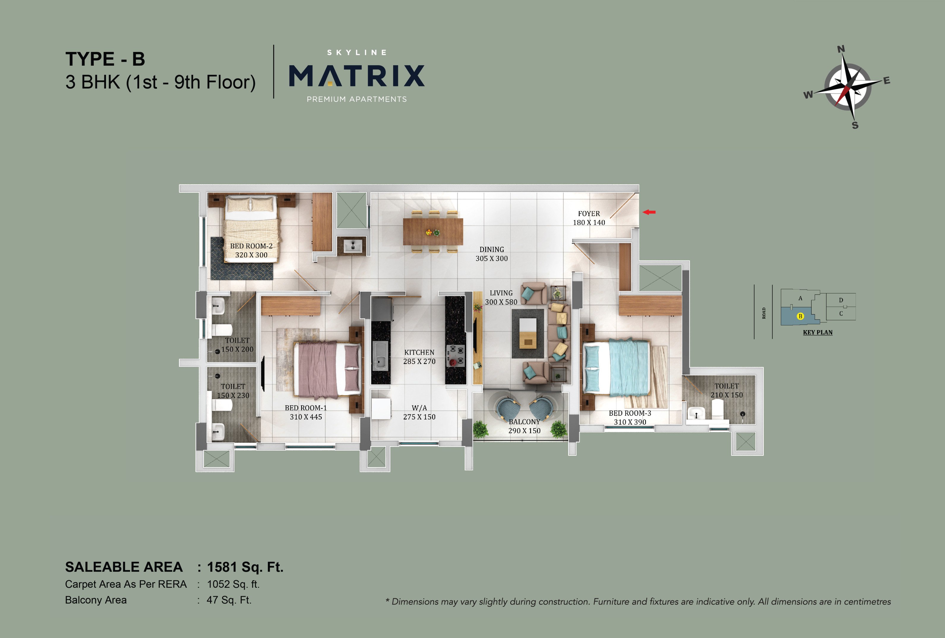 Skyline Matrix | 3BHK Luxury Apartments in Kakkanad, Kochi | Skyline ...