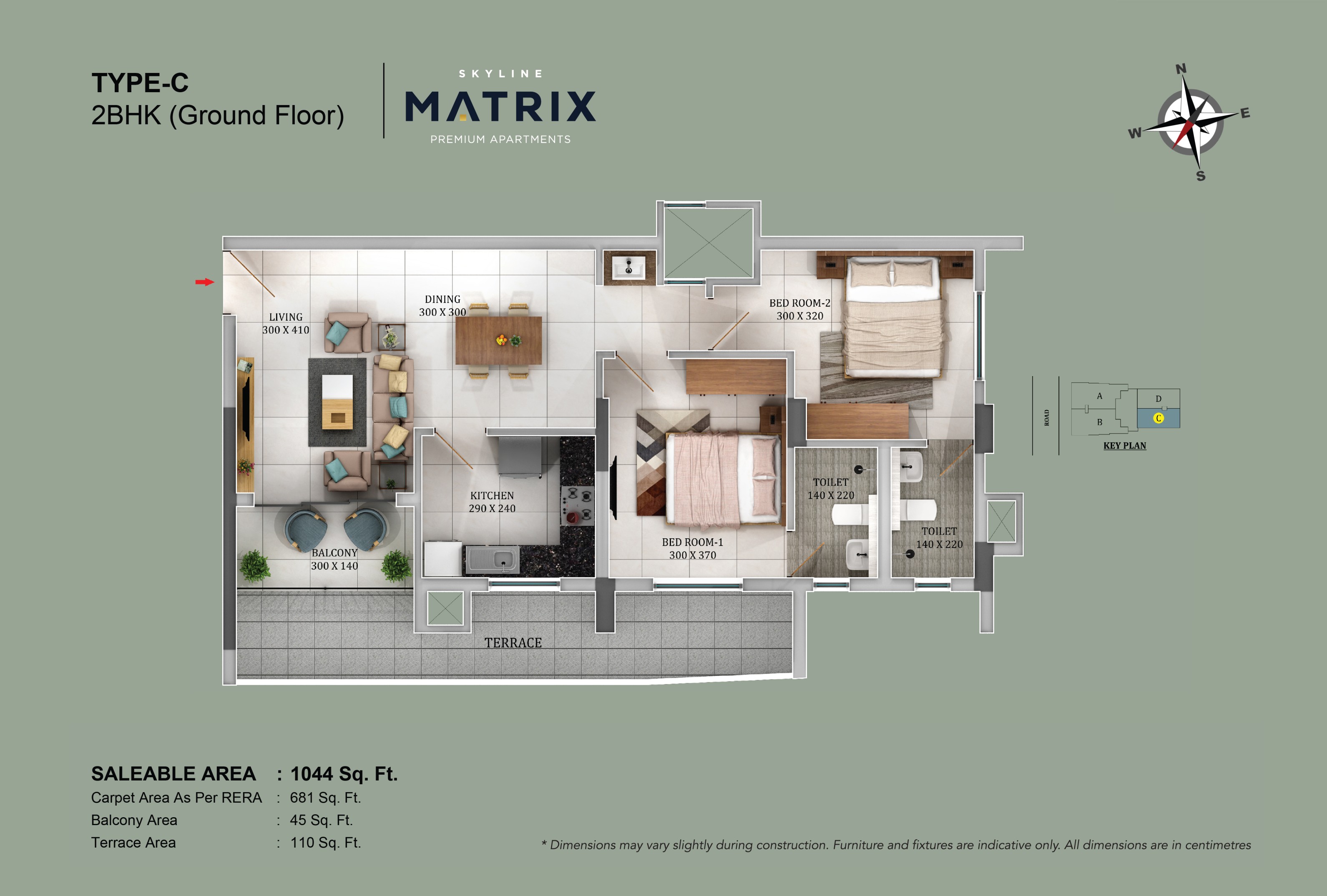 Skyline Matrix | 3BHK Luxury Apartments in Kakkanad, Kochi | Skyline ...